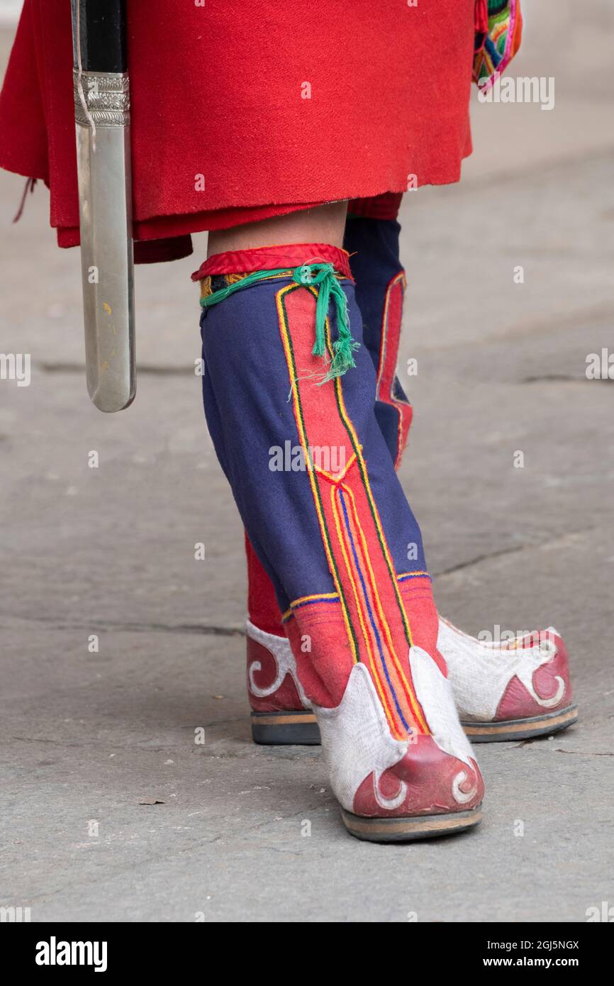Traditional bhutan boots hi-res stock photography and images - Alamy