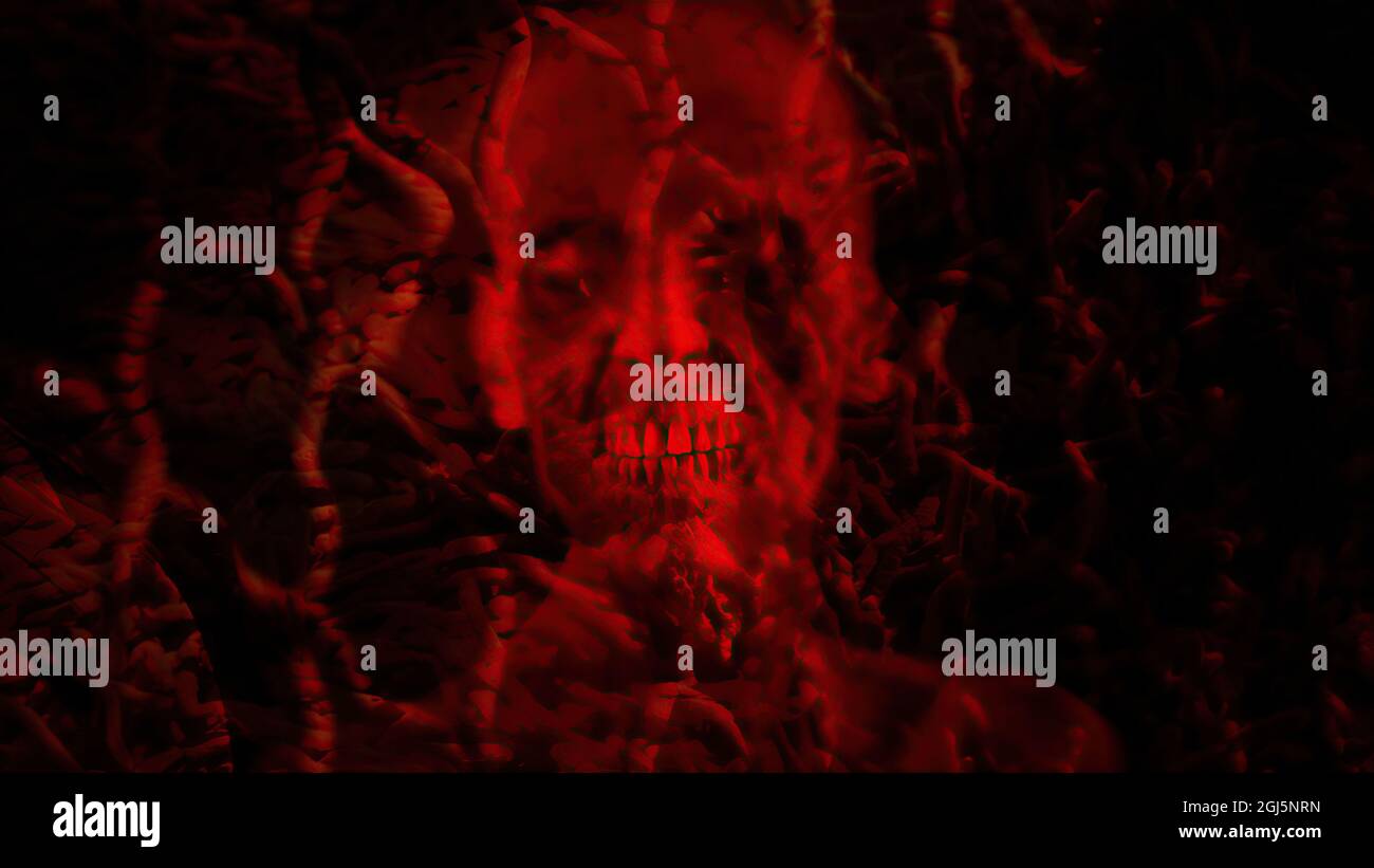 3d illustration - Disturbing Horror Background Stock Photo - Alamy