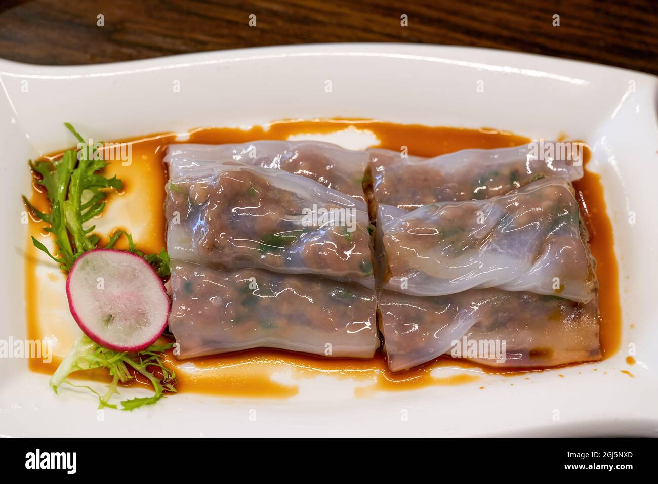 A Plate Of Delicious Cantonese Style Morning Tea Dim Sum Steamed Beef