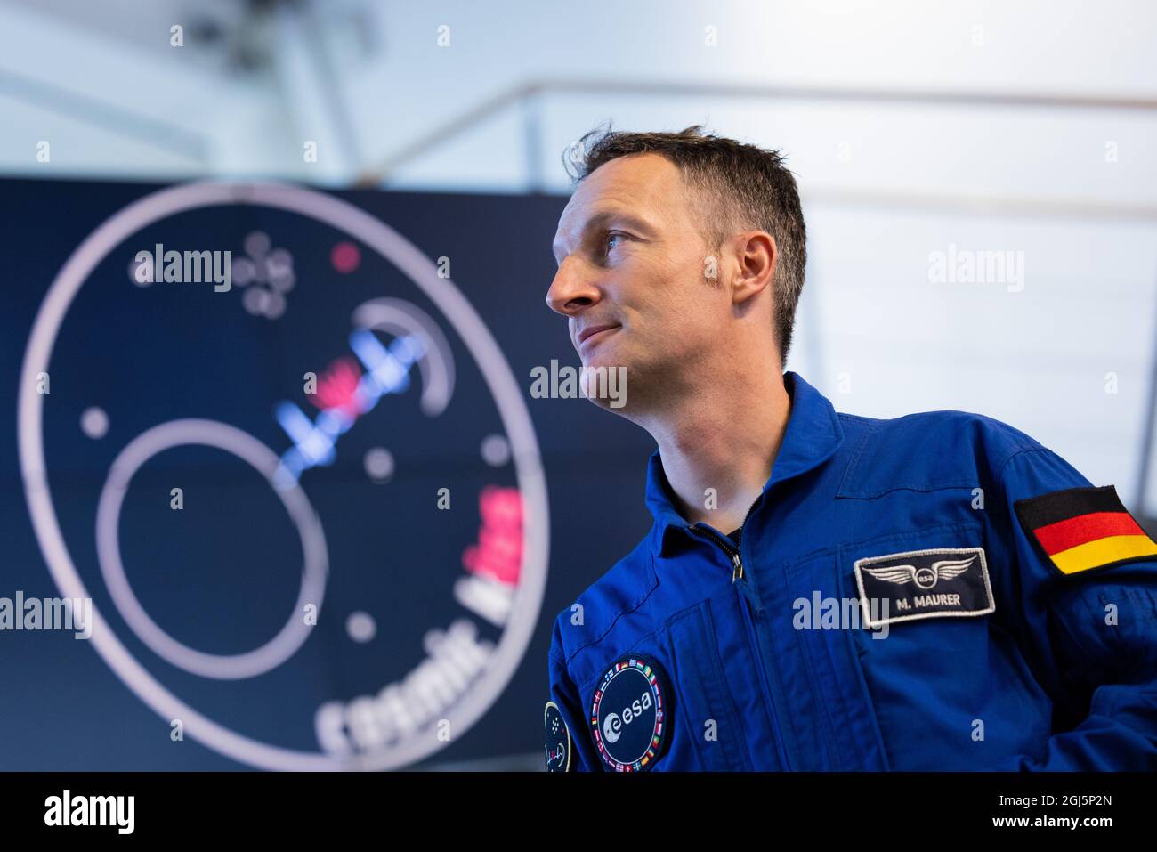 Cologne, Germany. 09th Sep, 2021. Matthias Maurer, German astronaut ...
