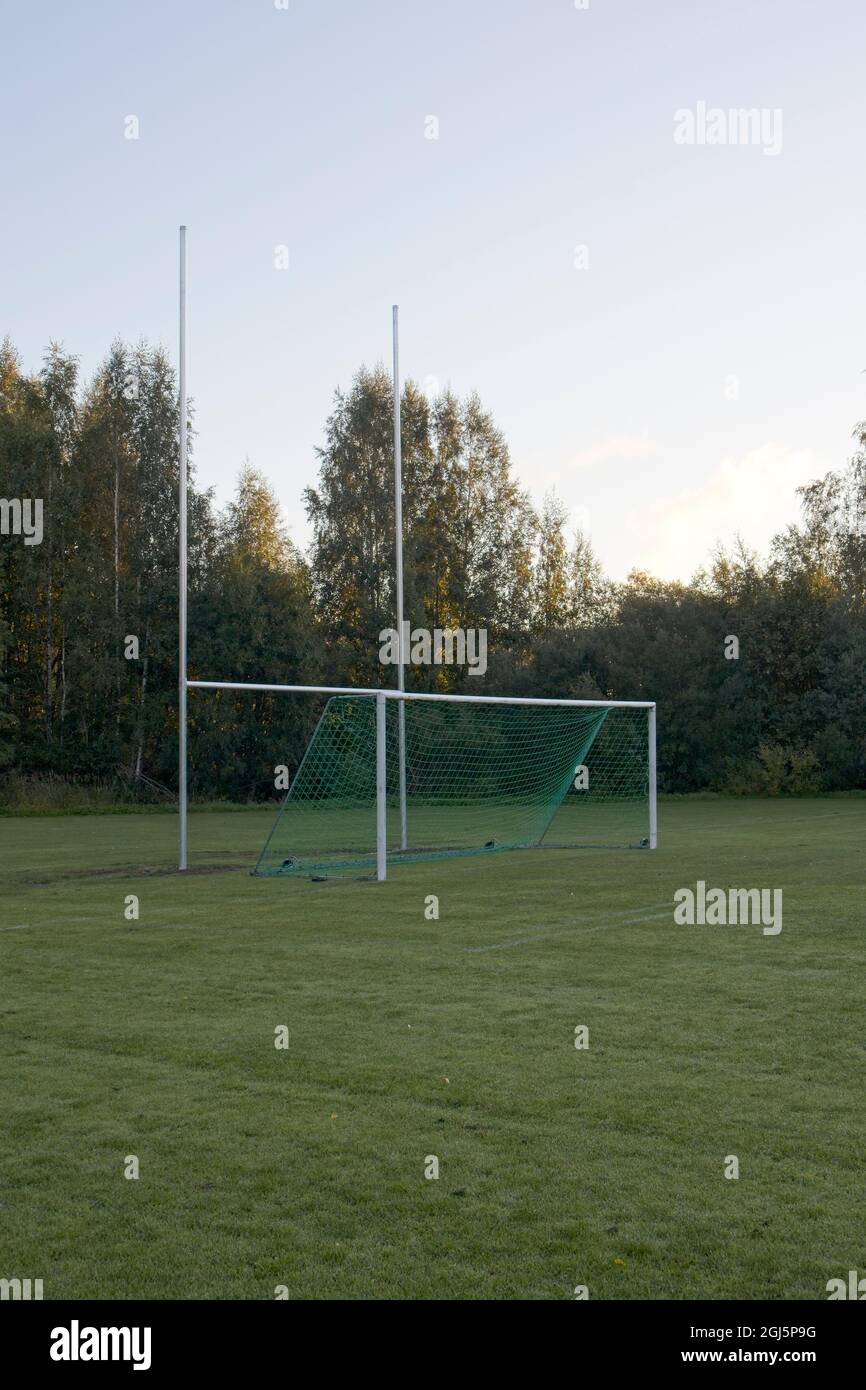 Soccer goal net with no background hi-res stock photography and images ...