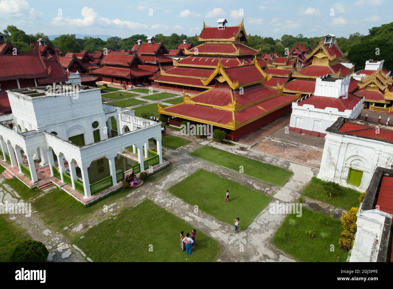 Mandalay Palace, Myanmar Stock Photo - Alamy