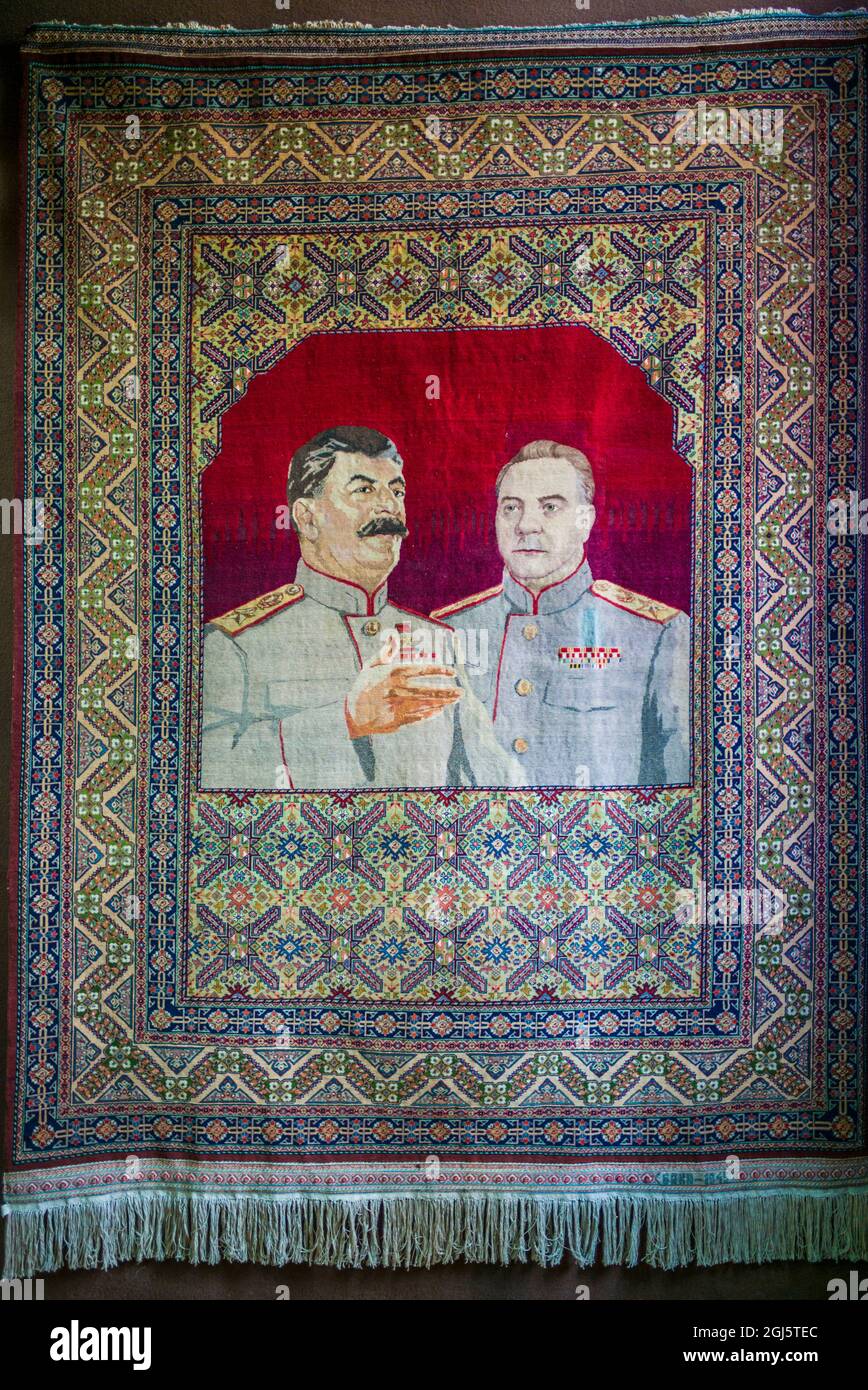 Georgia, Gori. Stalin Museum dedicated to former Soviet dictator Joseph ...