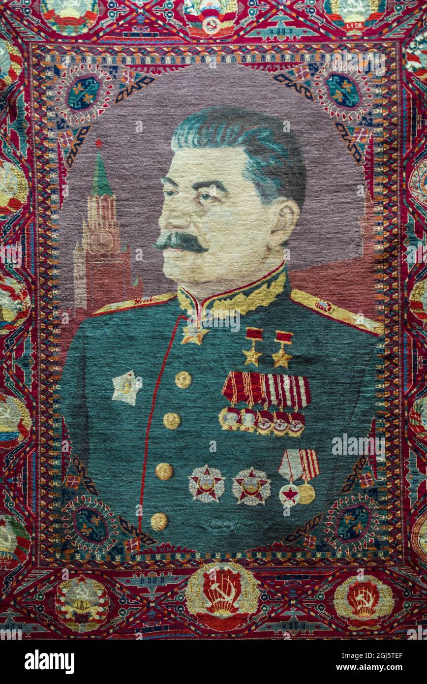 Georgia, Gori. Stalin Museum dedicated to former Soviet dictator Joseph ...