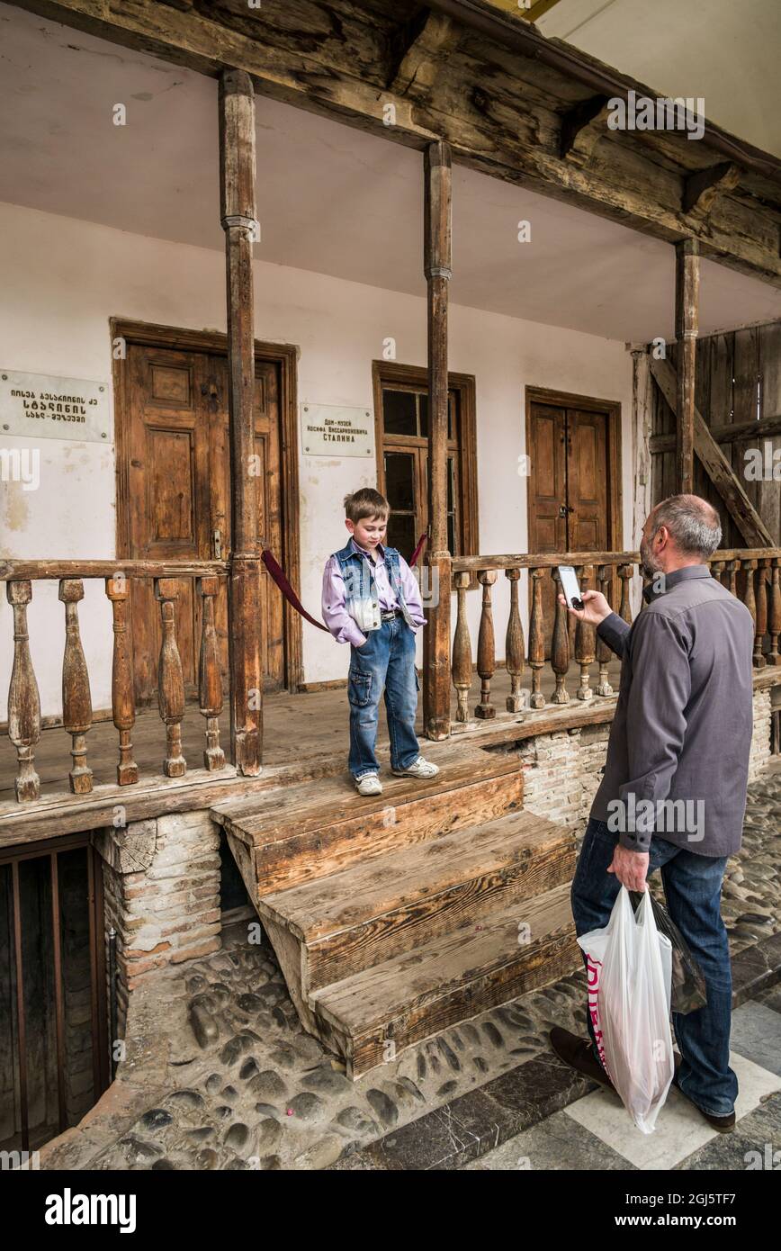 Former childhood home of soviet dictator joseph stalin hi-res stock ...