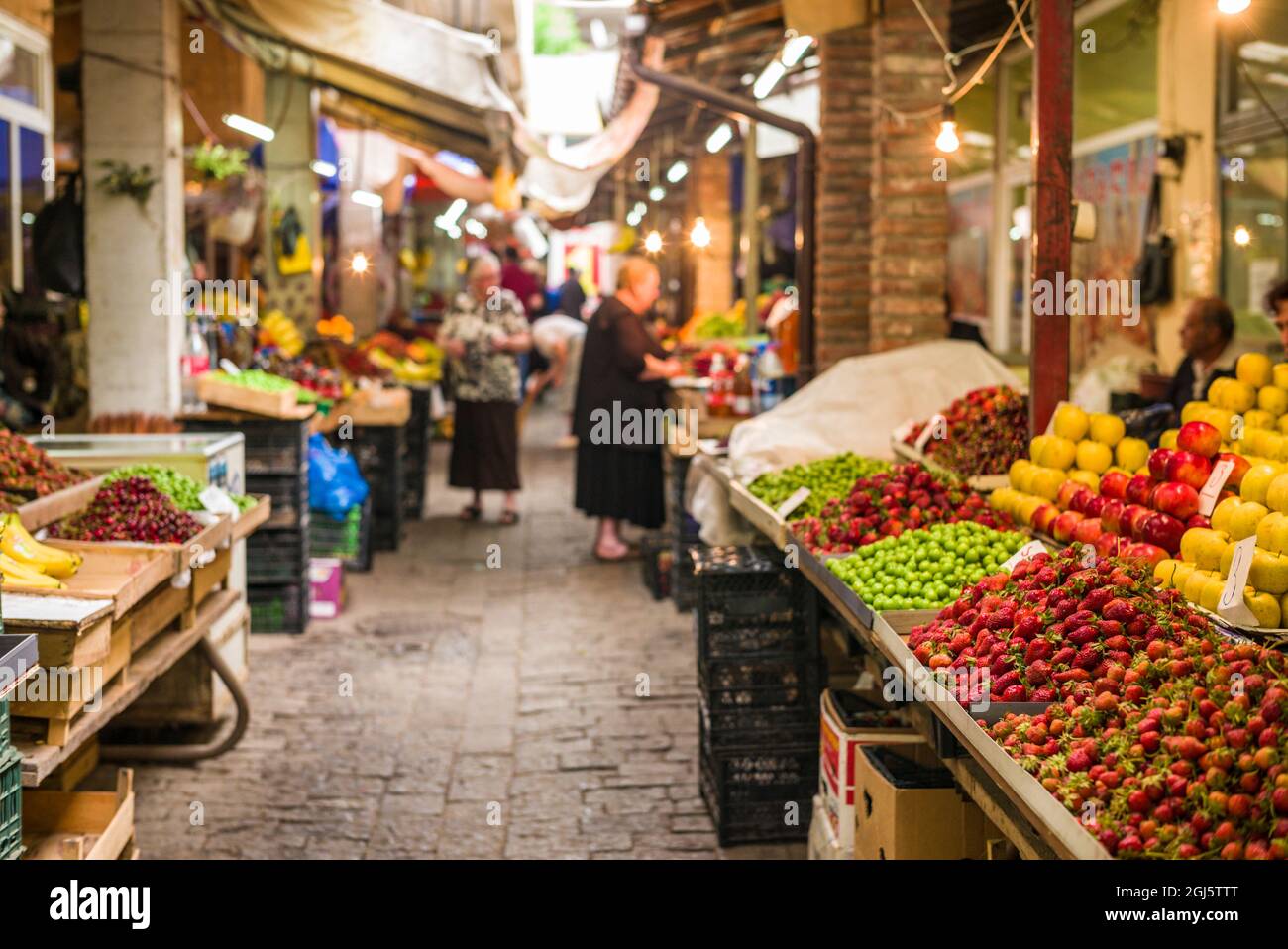 Georgia, Kutaisi Market interior Stock Photo - Alamy