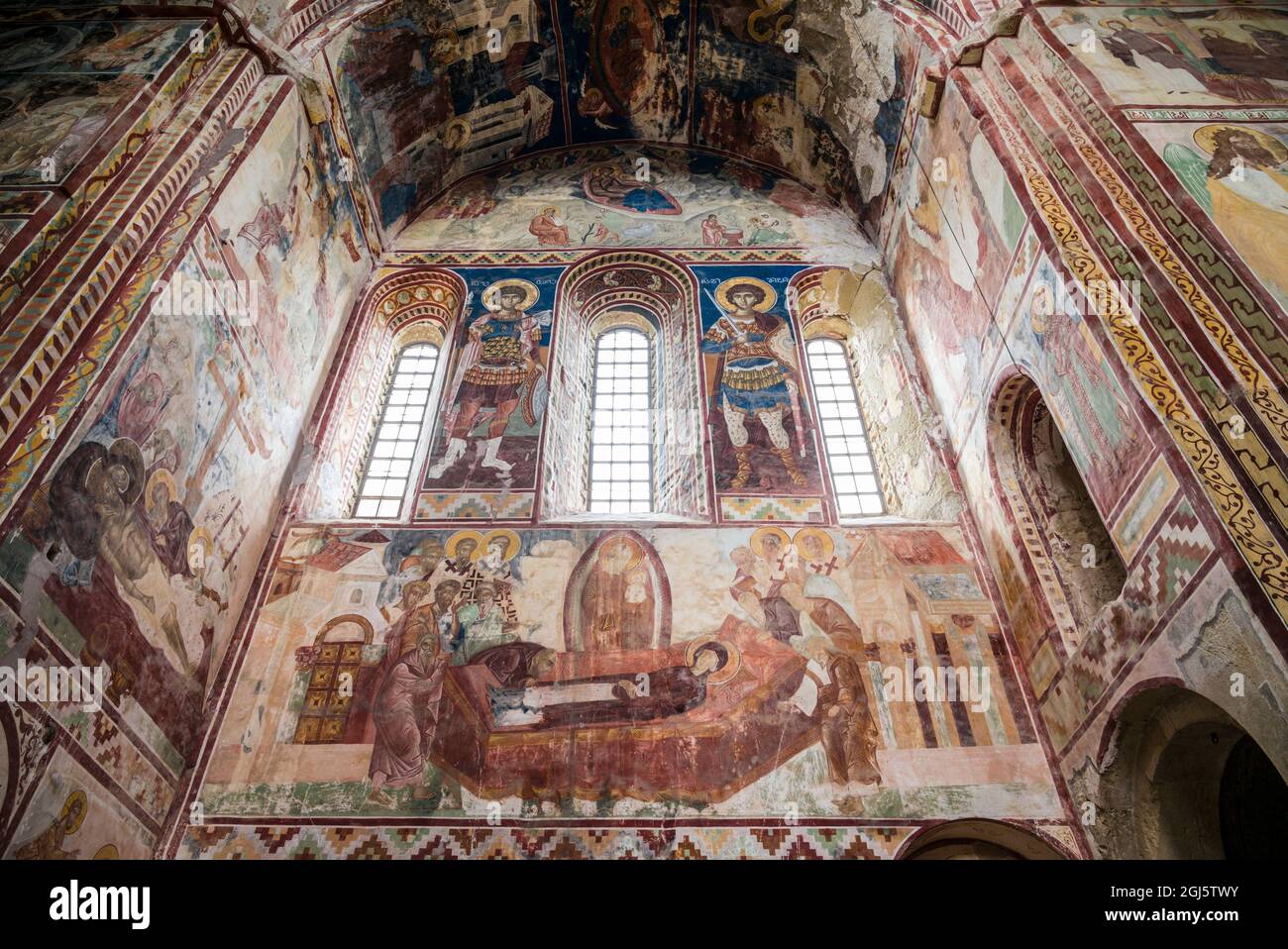 Georgia, Kutaisi. Gelati Monastery interior Stock Photo - Alamy