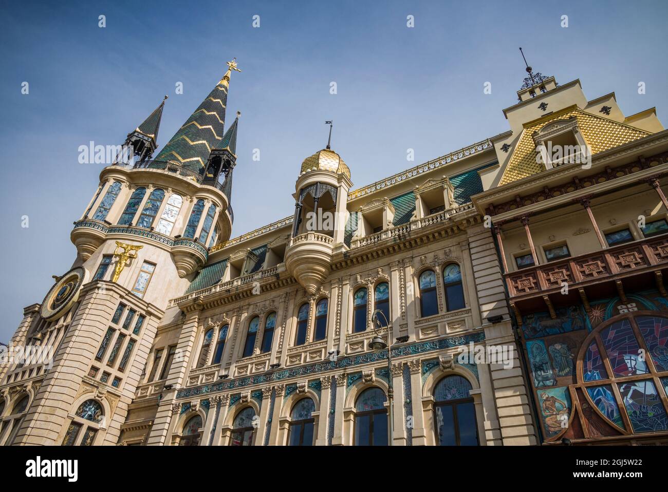 Georgia, Batumi. Astronomical Clock Building Stock Photo - Alamy