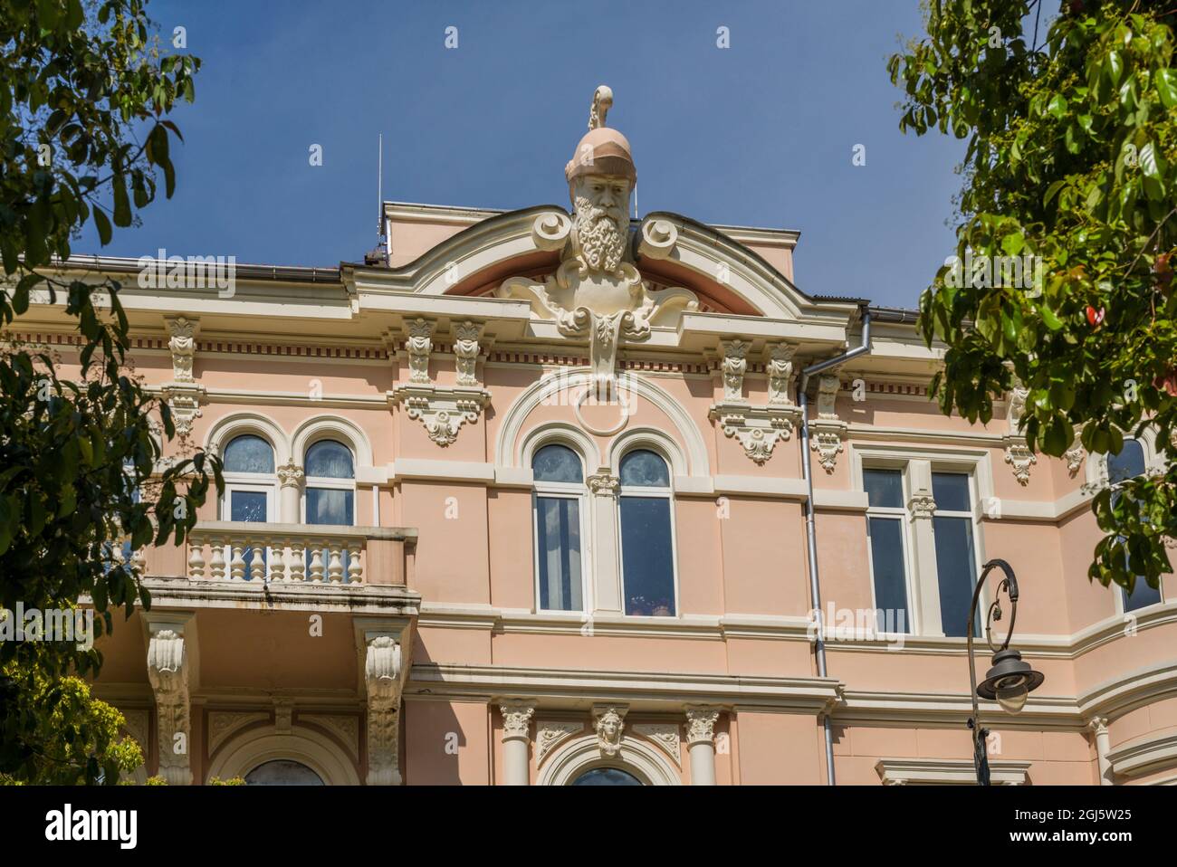 Georgia, Batumi. Old Town, building detail Stock Photo - Alamy