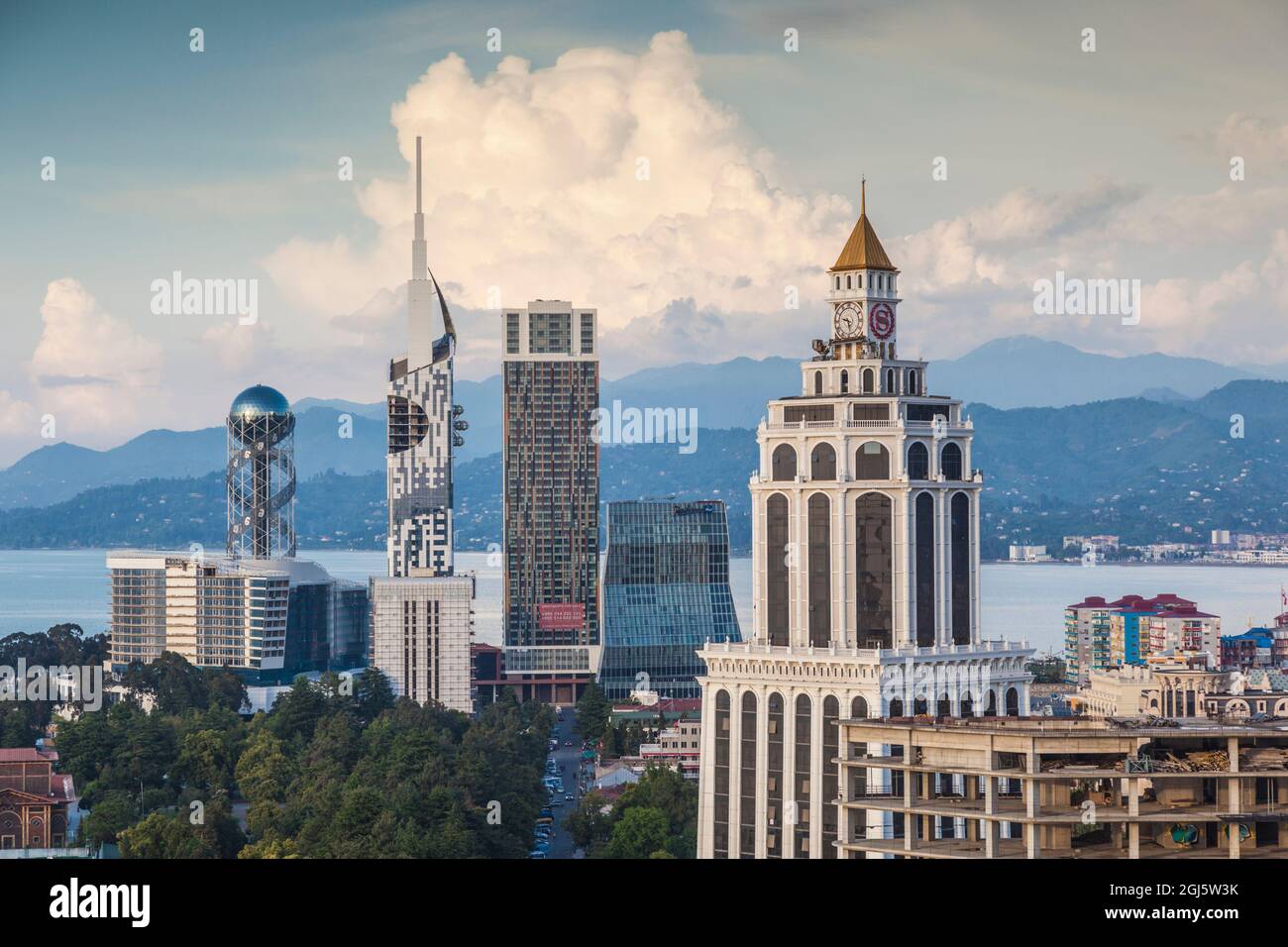 Georgia, Batumi. View of city skyline Stock Photo - Alamy