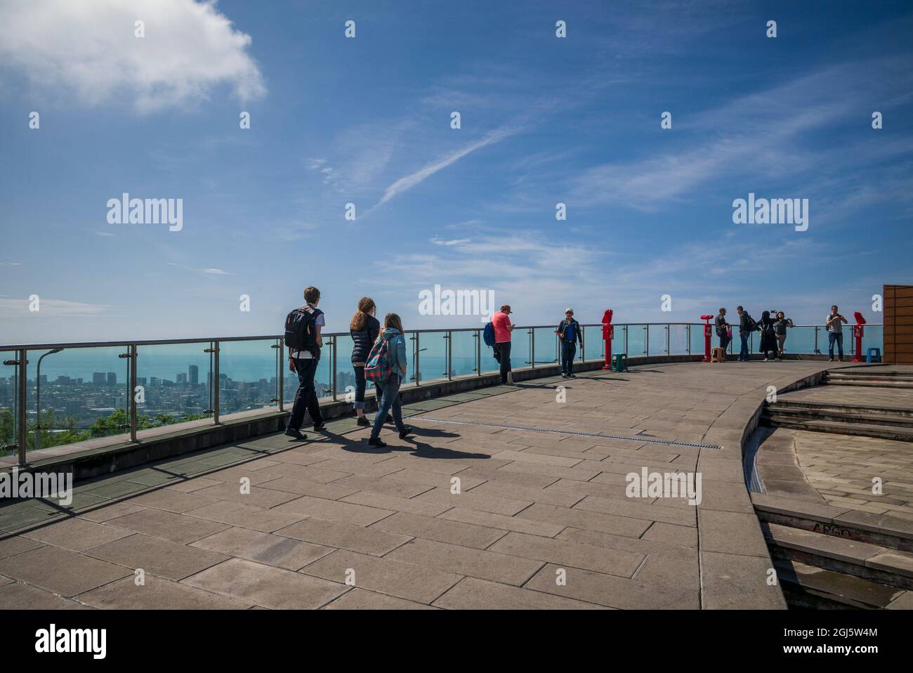 Georgia, Batumi. Anuria Mountain, viewing platform Stock Photo - Alamy