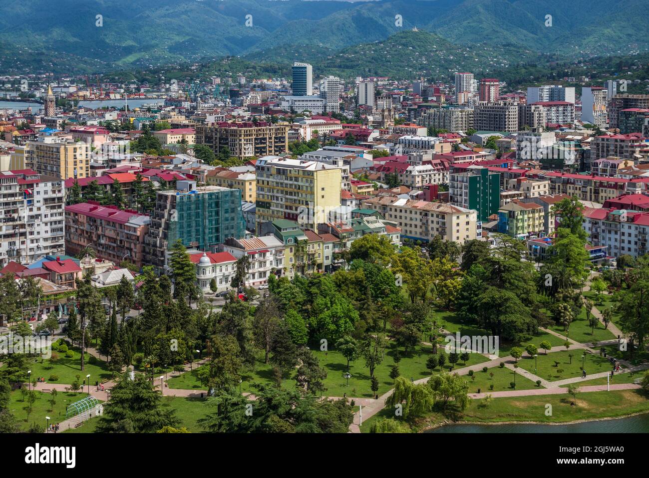 Georgia, Batumi. City skyline Stock Photo - Alamy
