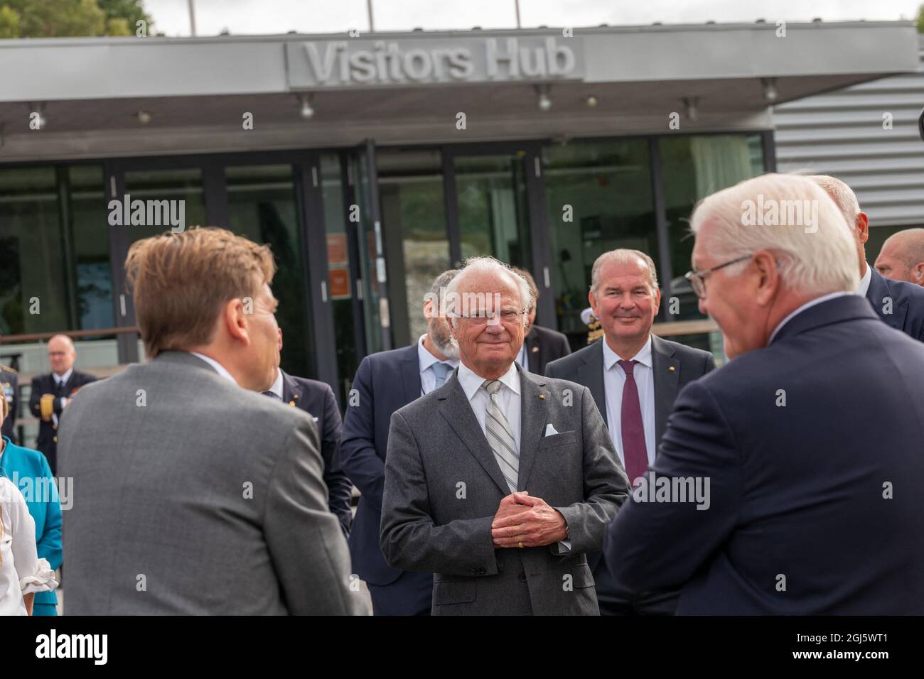 German President Frank-Walter Steinmeier, King Carl Gustaf and swedish ...
