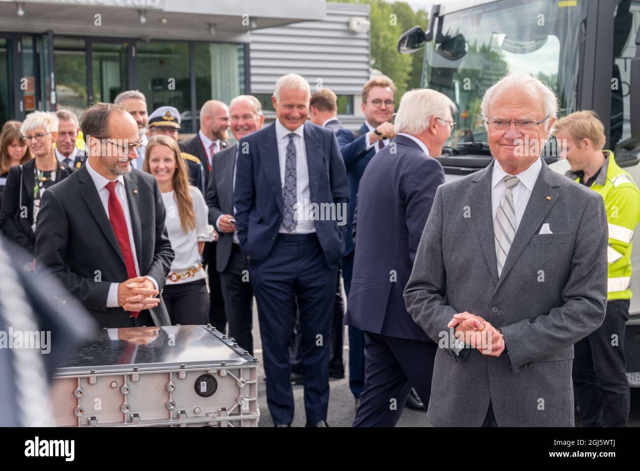 German President Frank-Walter Steinmeier, King Carl Gustaf and swedish ...