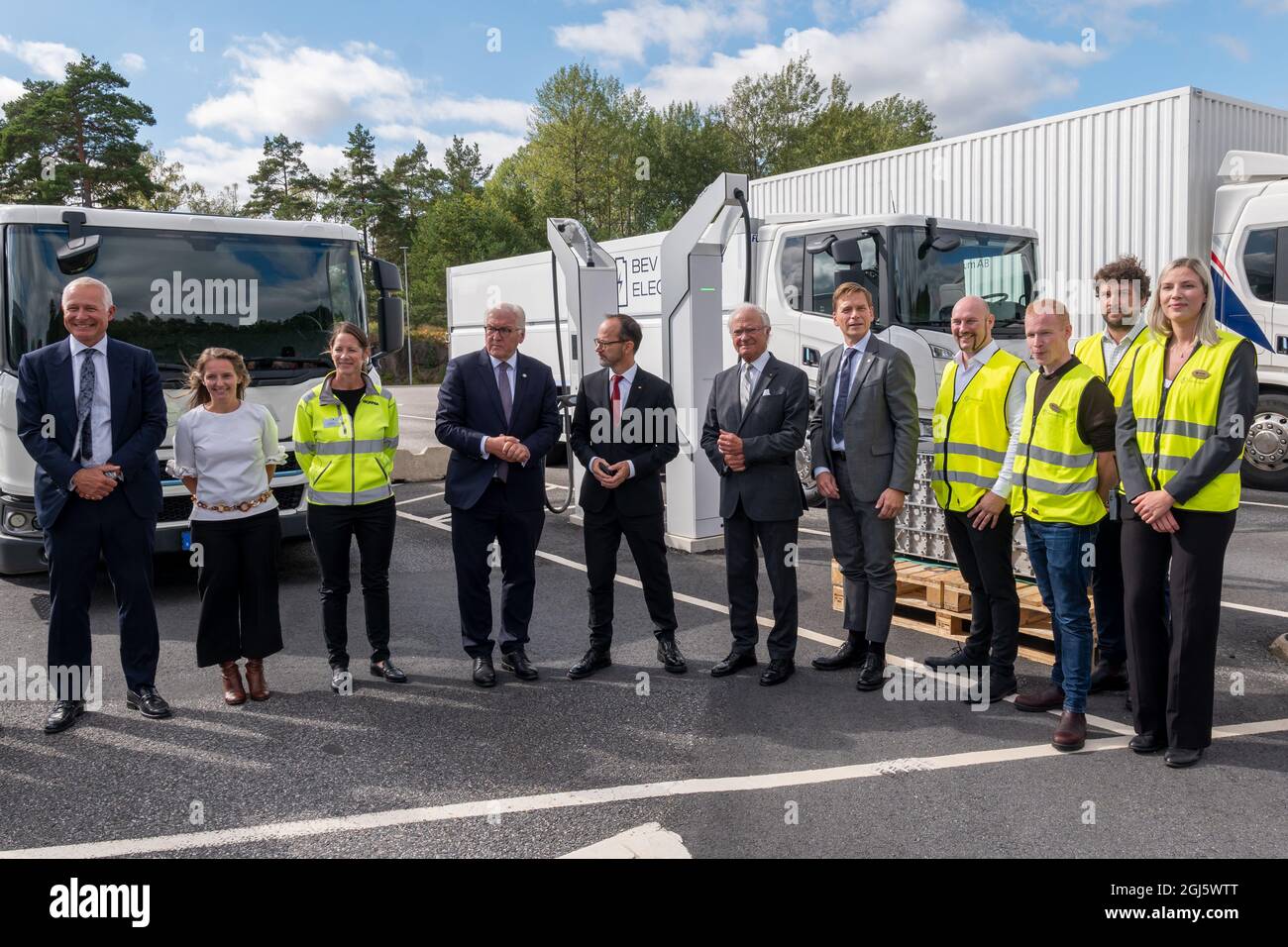 German President Frank-Walter Steinmeier, King Carl Gustaf and swedish ...