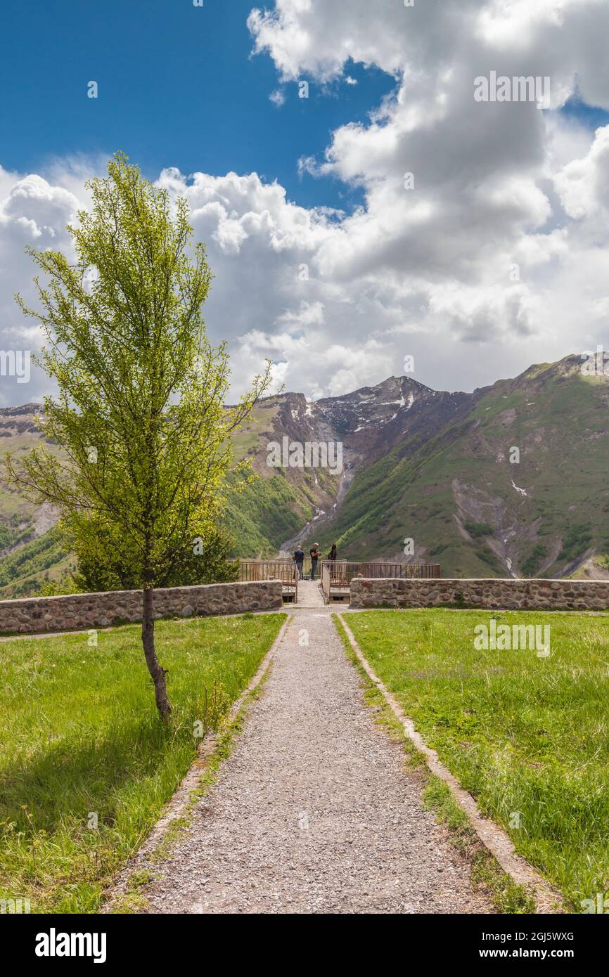 Gudauri viewpoint hi-res stock photography and images - Alamy