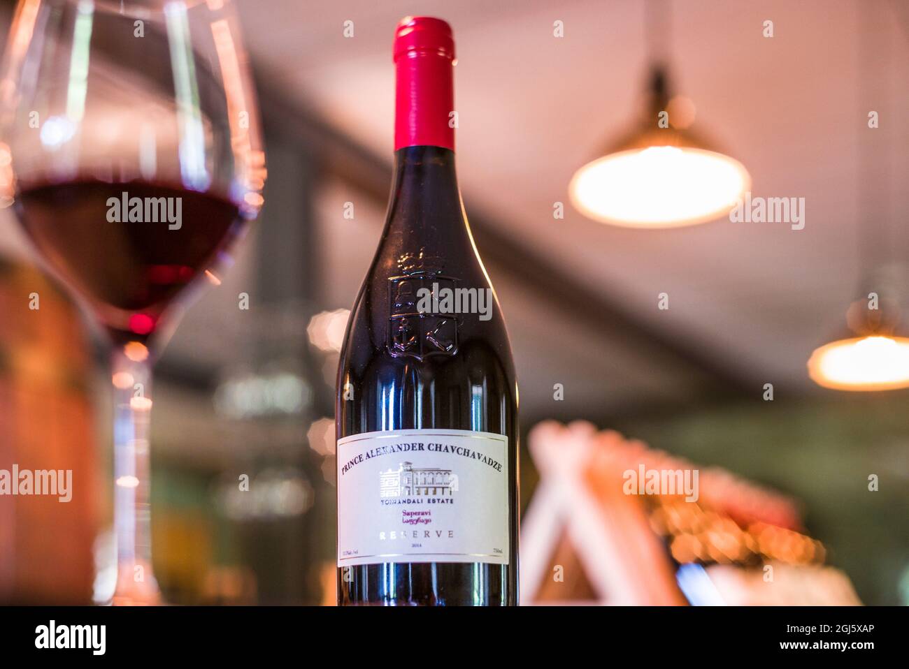 Georgia, Kakheti, Tsinandali. Chavchavadze Estate, winery and former ...