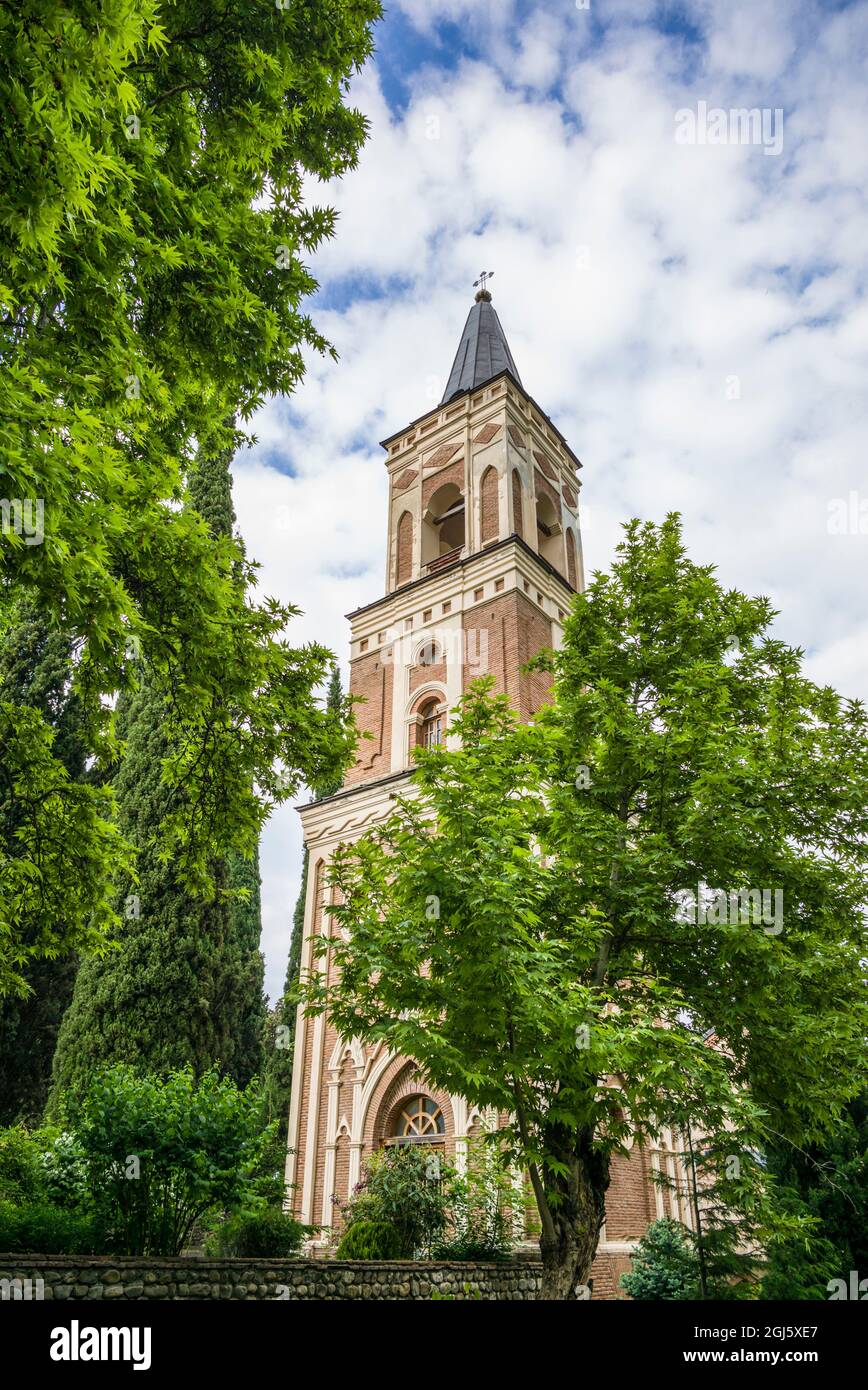 Georgia, Kakheti, Sighnaghi. Bodbe Convent church Stock Photo - Alamy