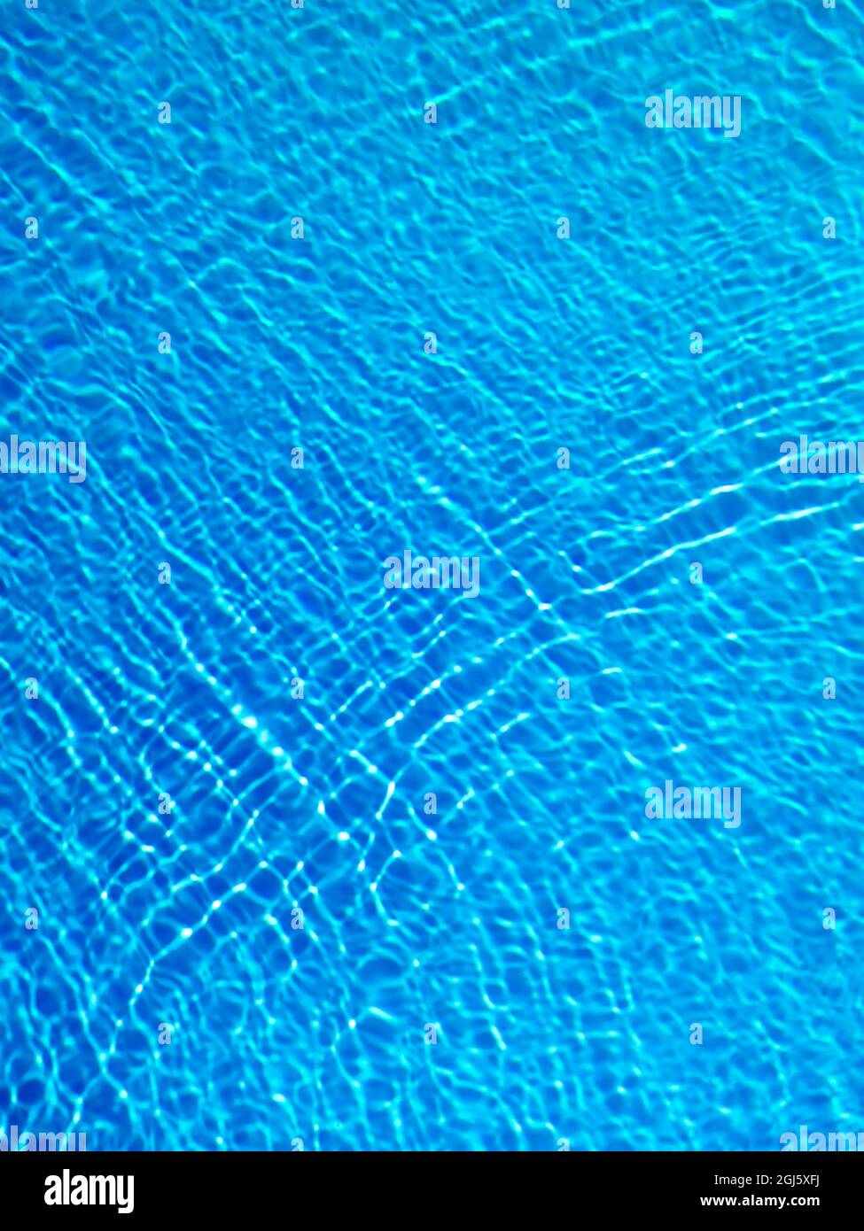 Blue Ripple Water Background, Water Surface Blue Swimming Pool Stock ...