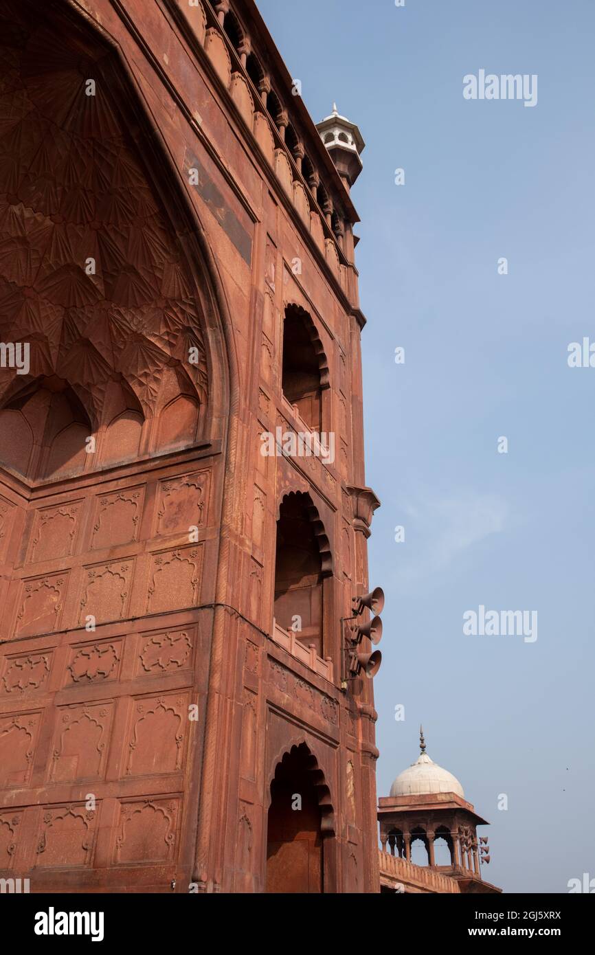 India Delhi Old Delhi Jama Masjid One Of The Largest Mosques In