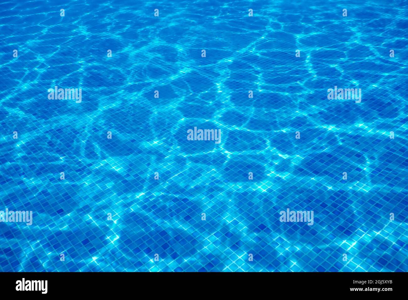 Swimming Pool water. Ripple Water. Sun Reflection background Stock ...