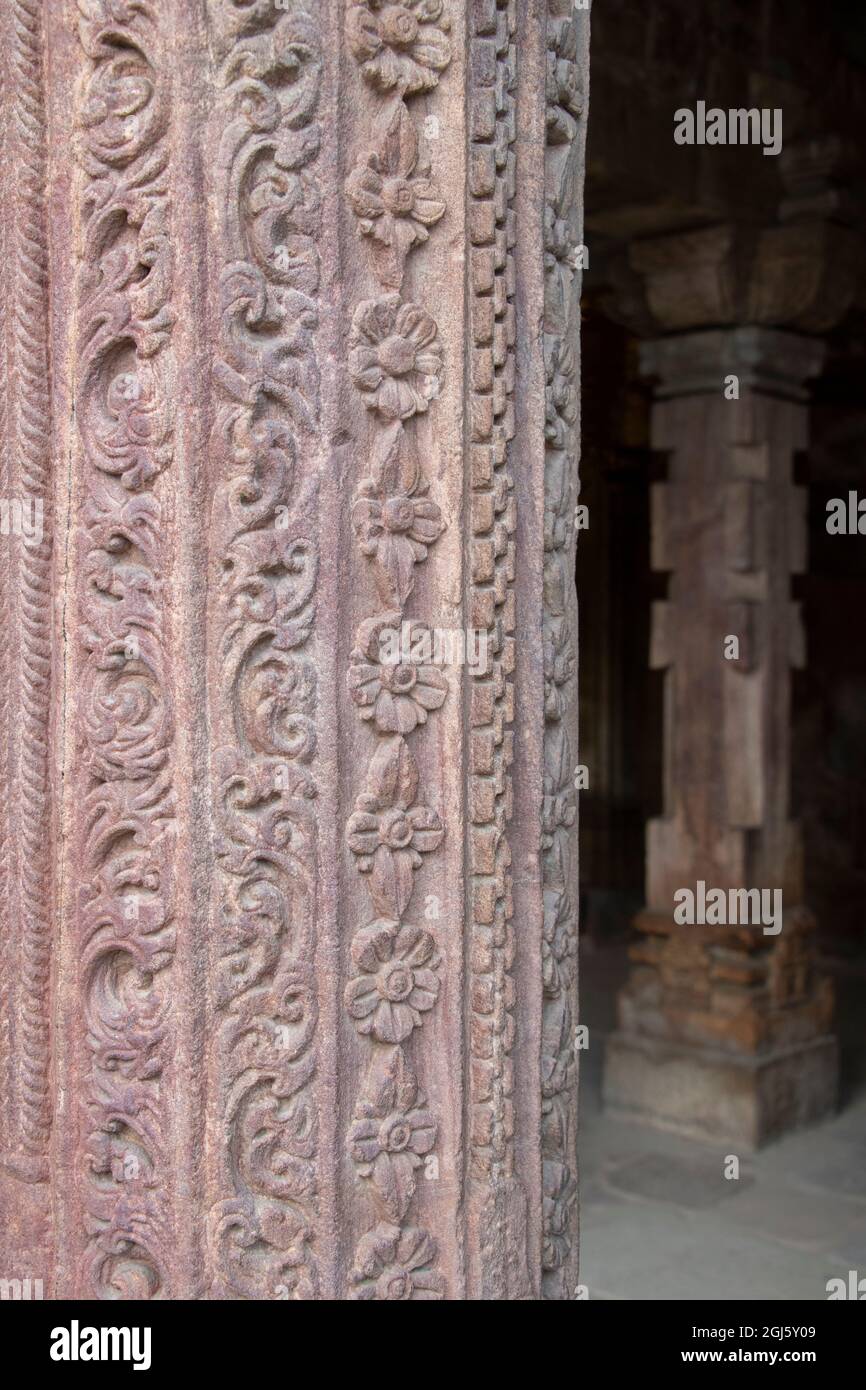 India, Delhi. Qutub Minar, circa 1193, one of earliest known samples of ...