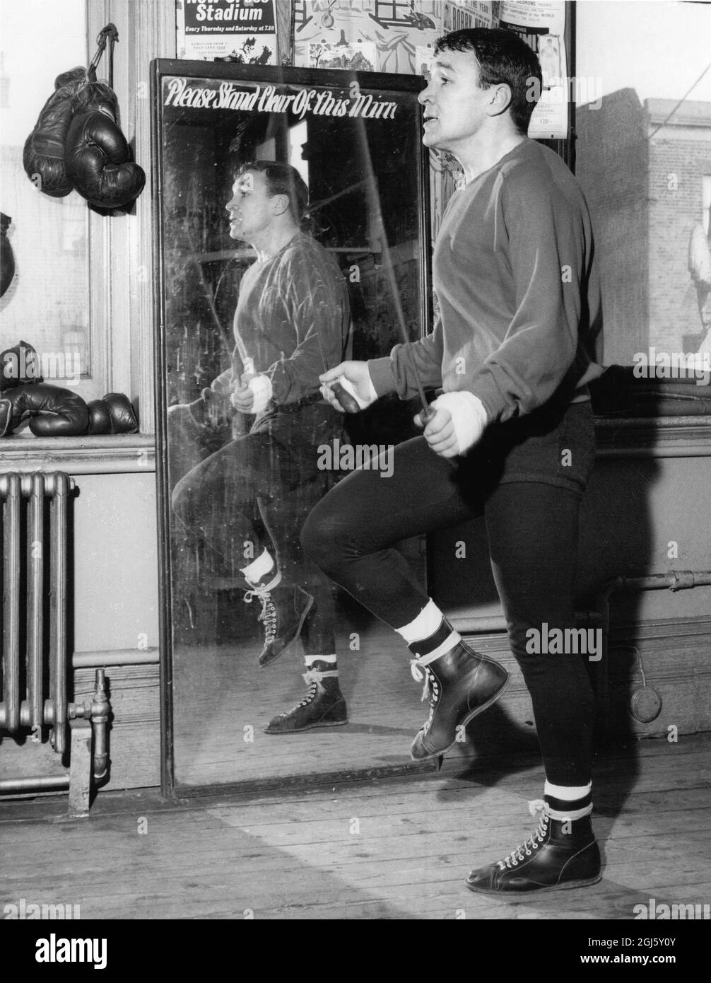 Gymnasium 1960s hi-res stock photography and images - Alamy