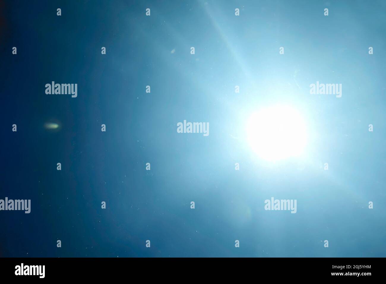 Underwater Sunlight Through Water Surface, Underwater Background Stock ...