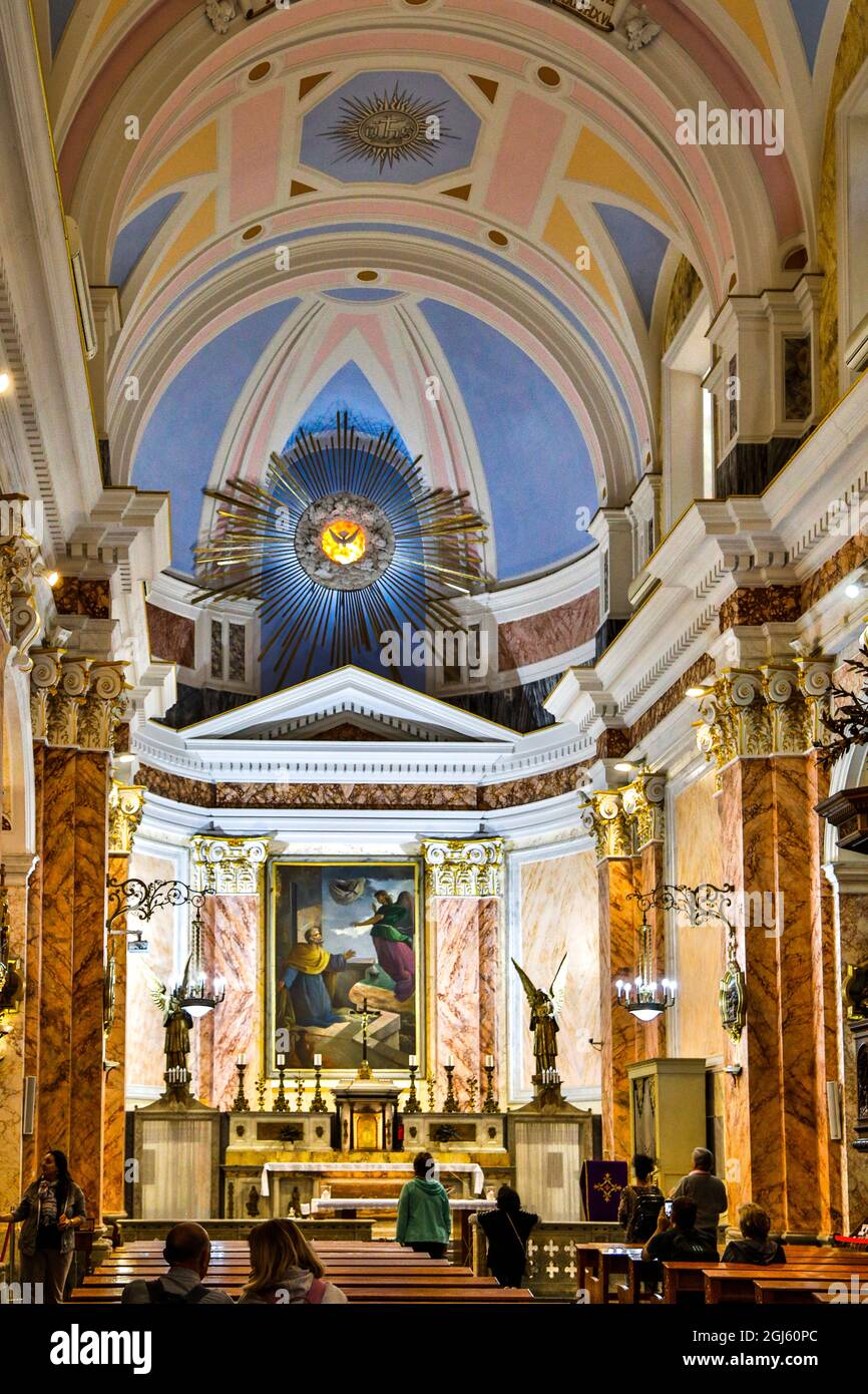 Israel interior church st peter hi-res stock photography and images - Alamy