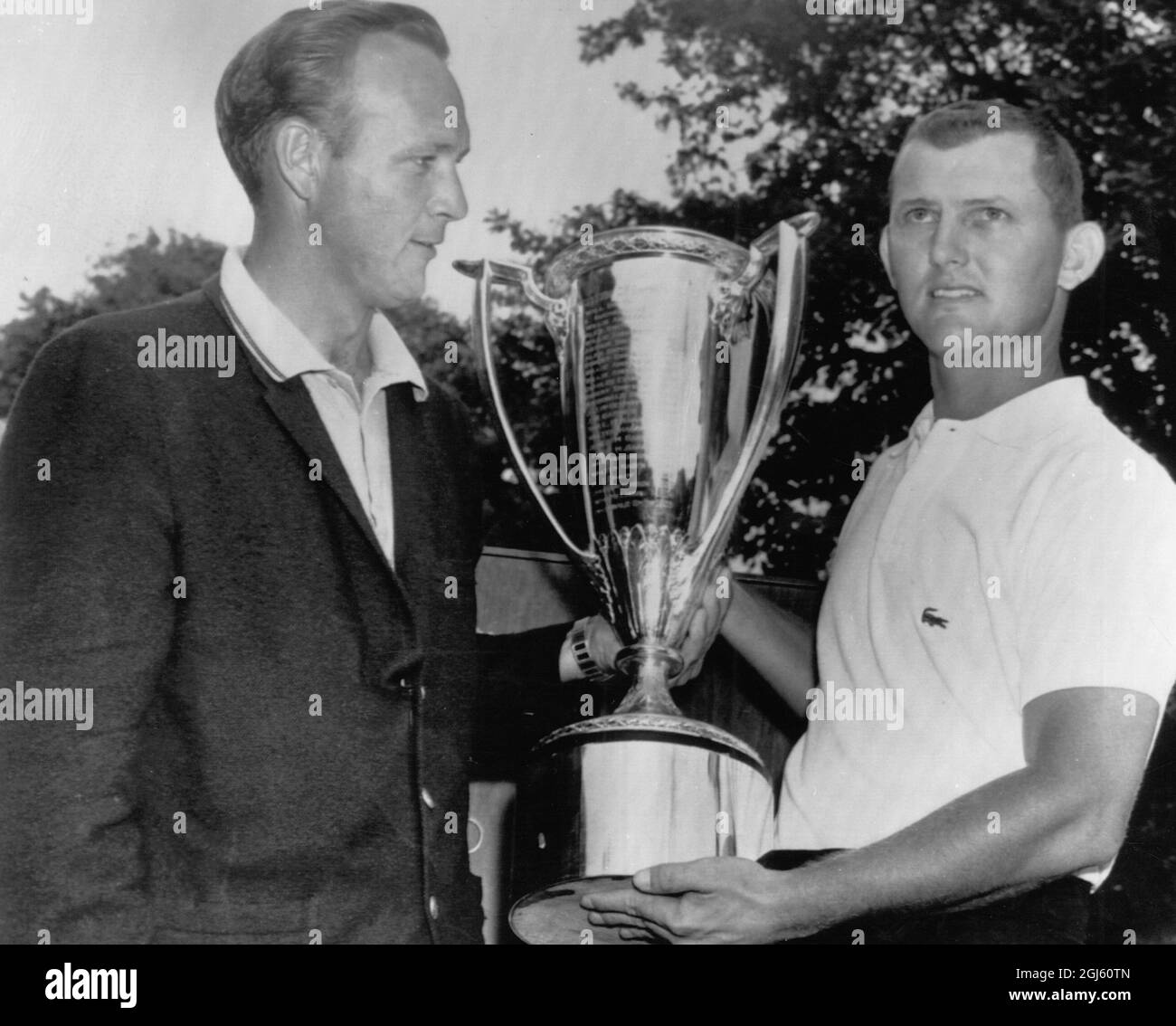 Jacky Cupit (right) with Arnold Palmer - tennis player - Chicago - 3 ...