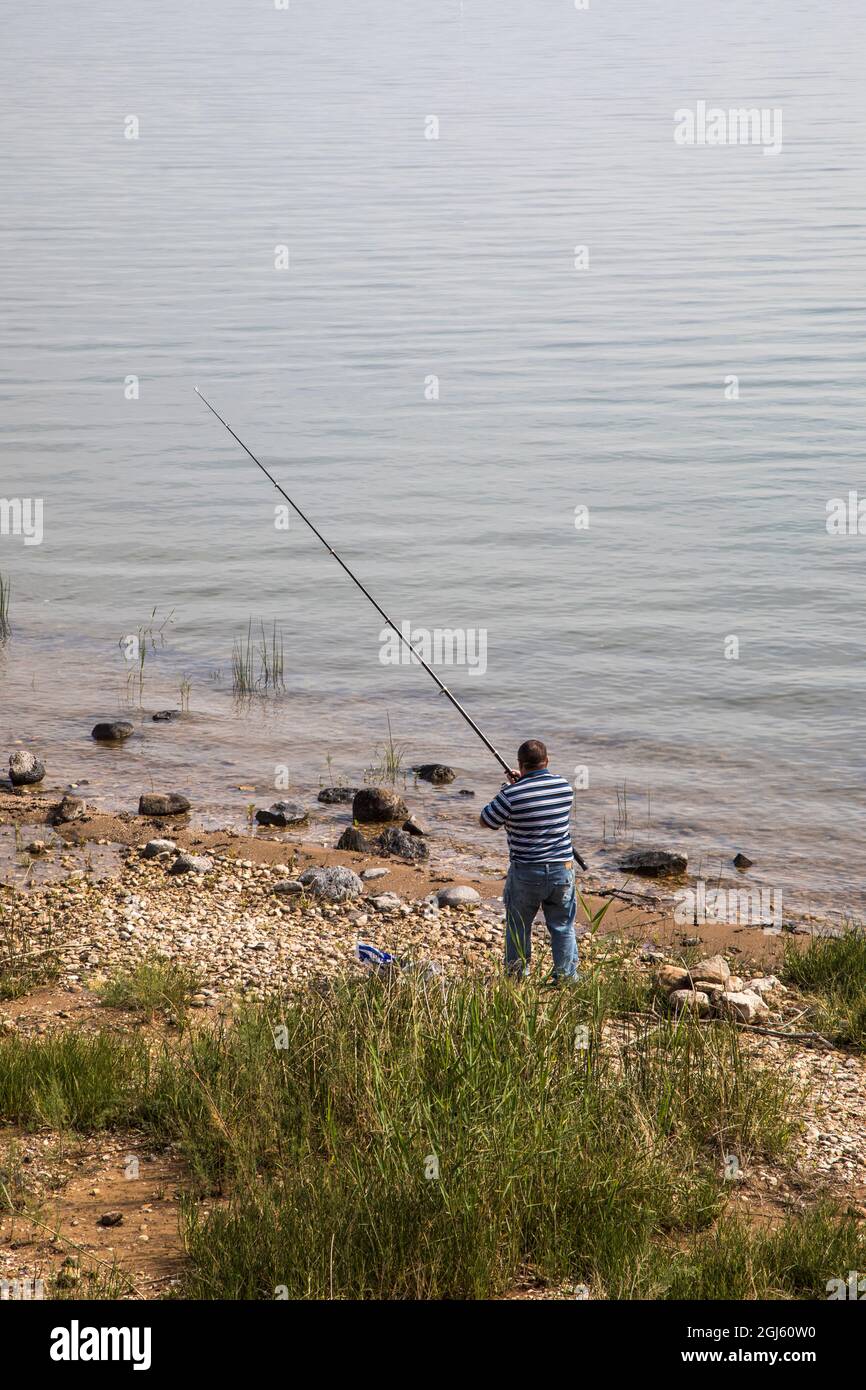 Fisherman sea of galilee hi-res stock photography and images - Alamy