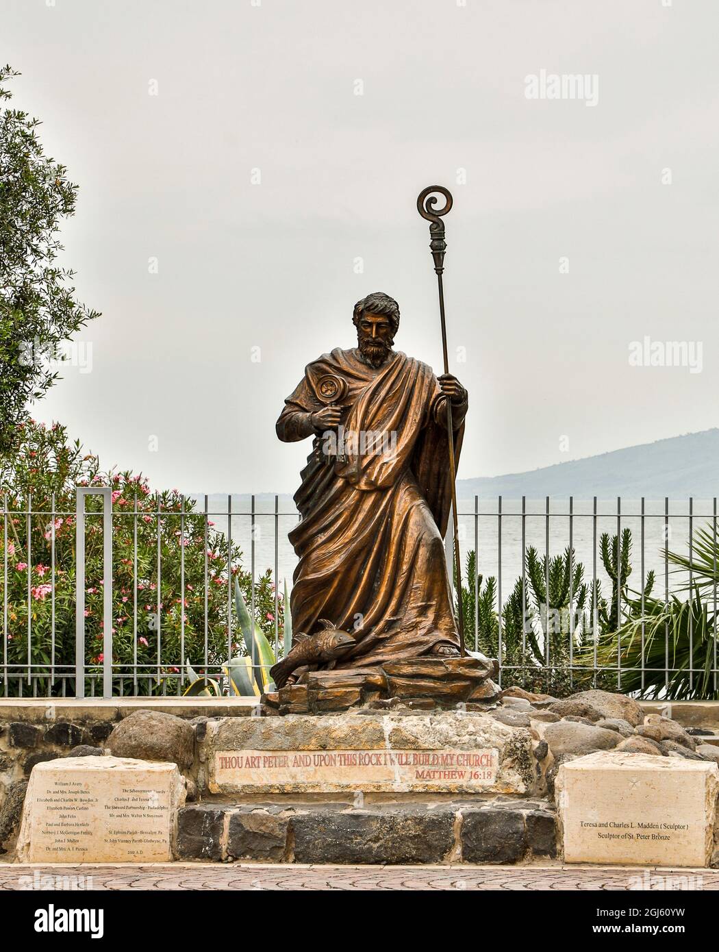 Statue of st peter capernaum hi-res stock photography and images - Alamy