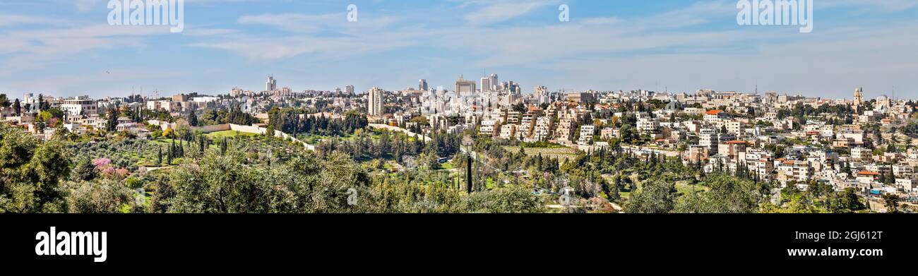 Jerusalem panorama hi-res stock photography and images - Alamy