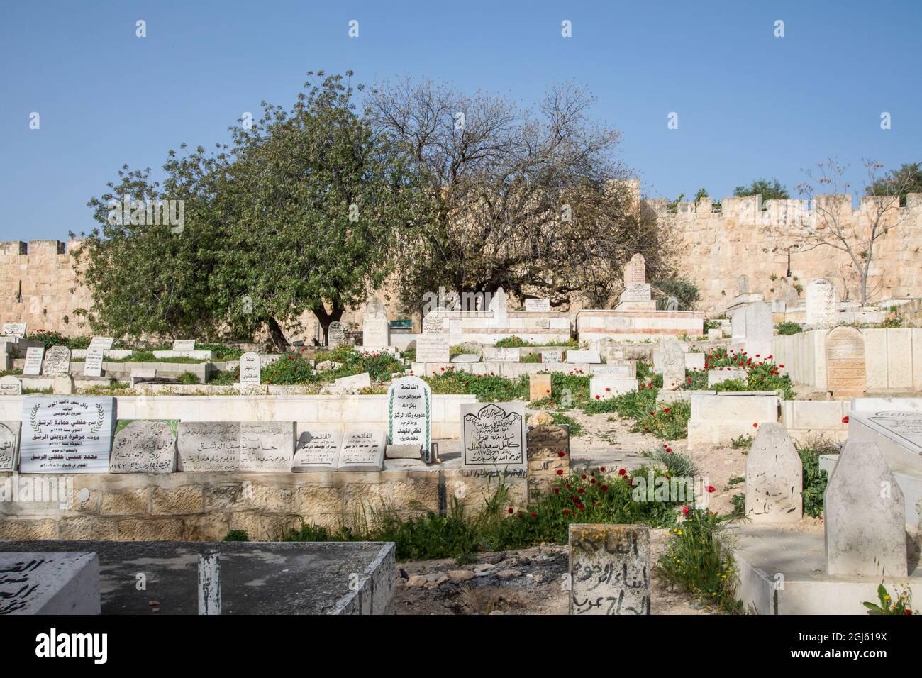 Arabic cemetery gravestone tombstone hi-res stock photography and ...
