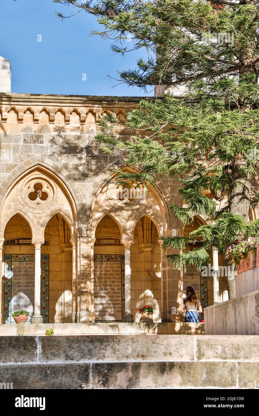 Israel, Jerusalem. Mount of Olives, Church of the Pater Noster Stock ...