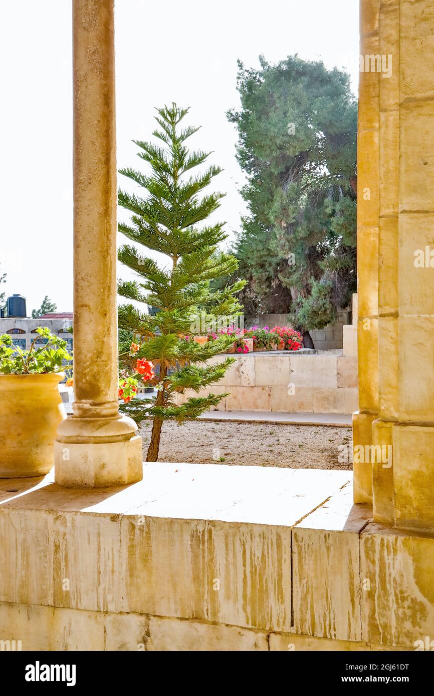 Israel, Jerusalem. Mount of Olives, Church of the Pater Noster Stock ...