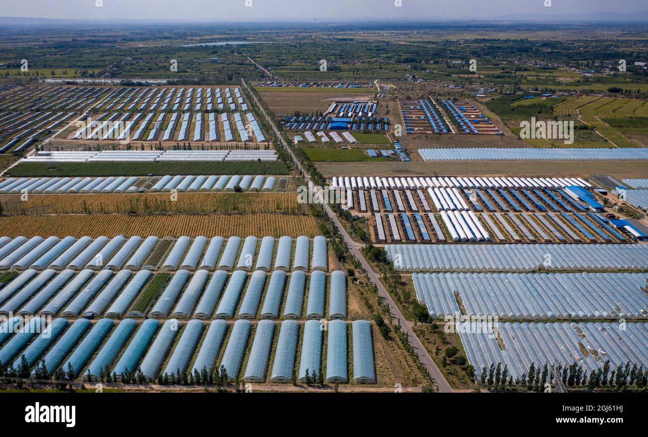 Aerial ningxia hui autonomous region hi-res stock photography and ...