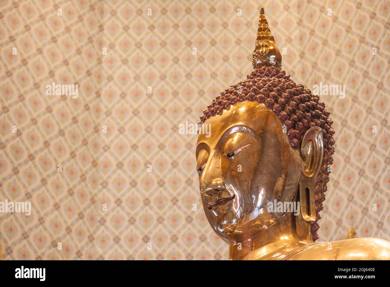 Thailand, Bangkok. Chinatown, Wat Traimit, the Golden Buddha Stock ...