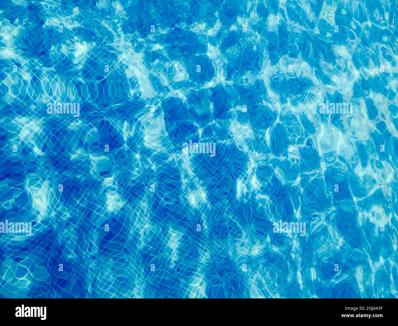 Swimming Pool water. Ripple Water. Sun Reflection background Stock ...