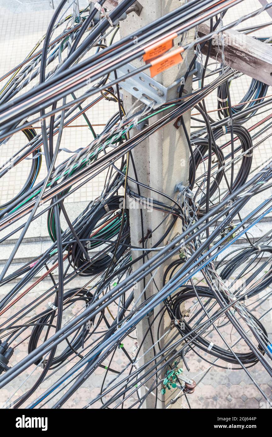 Bangkok wiring hi-res stock photography and images - Alamy