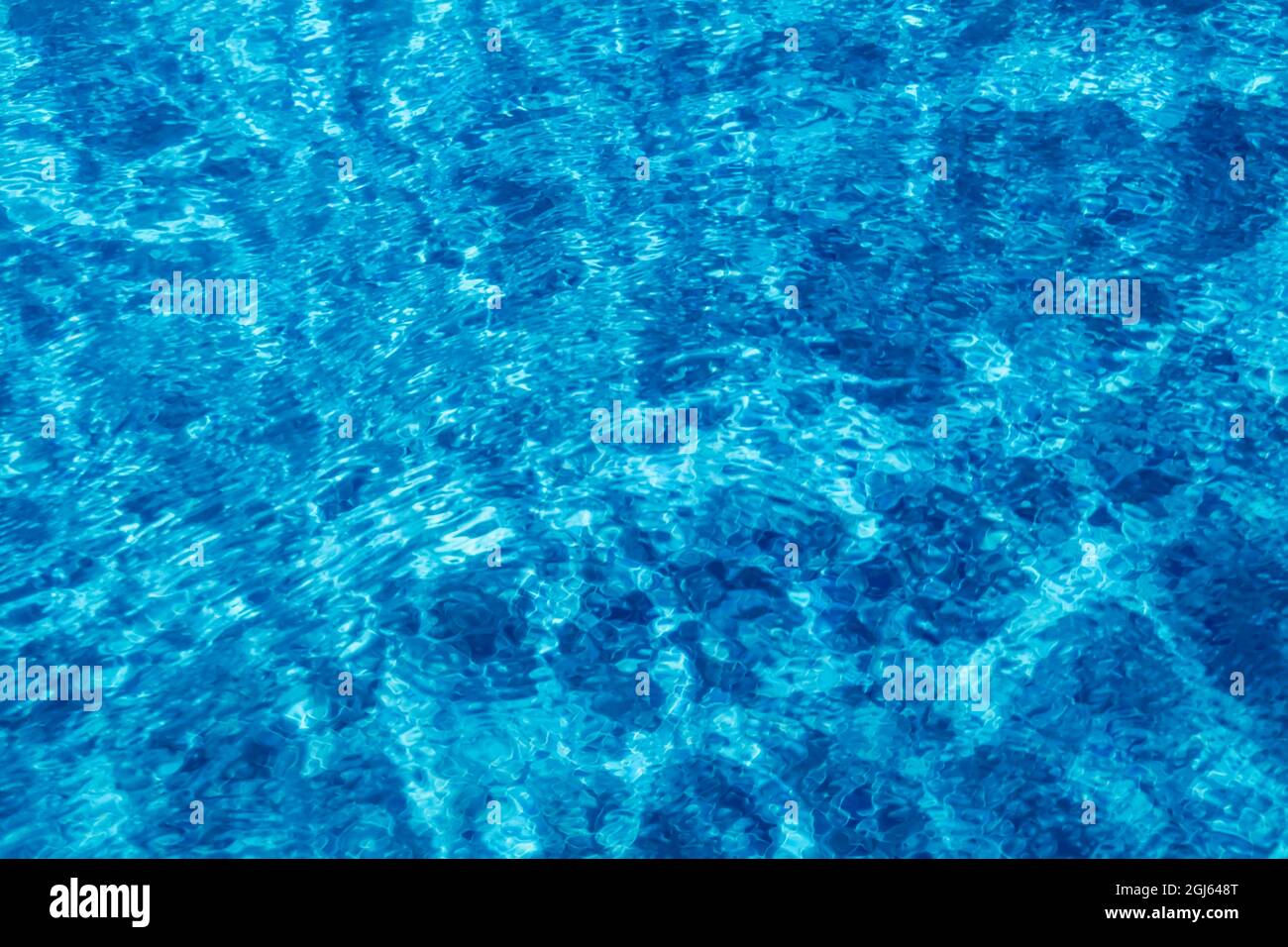 Swimming Pool water. Ripple Water. Sun Reflection background Stock ...