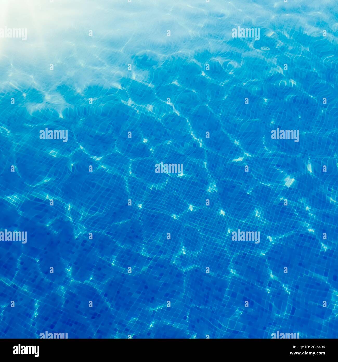 Swimming Pool water. Ripple Water. Sun Reflection background Stock ...
