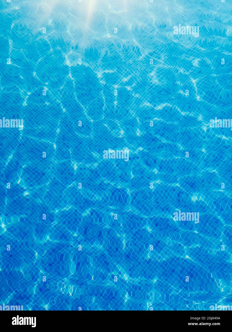 Swimming Pool water. Ripple Water. Sun Reflection background Stock ...