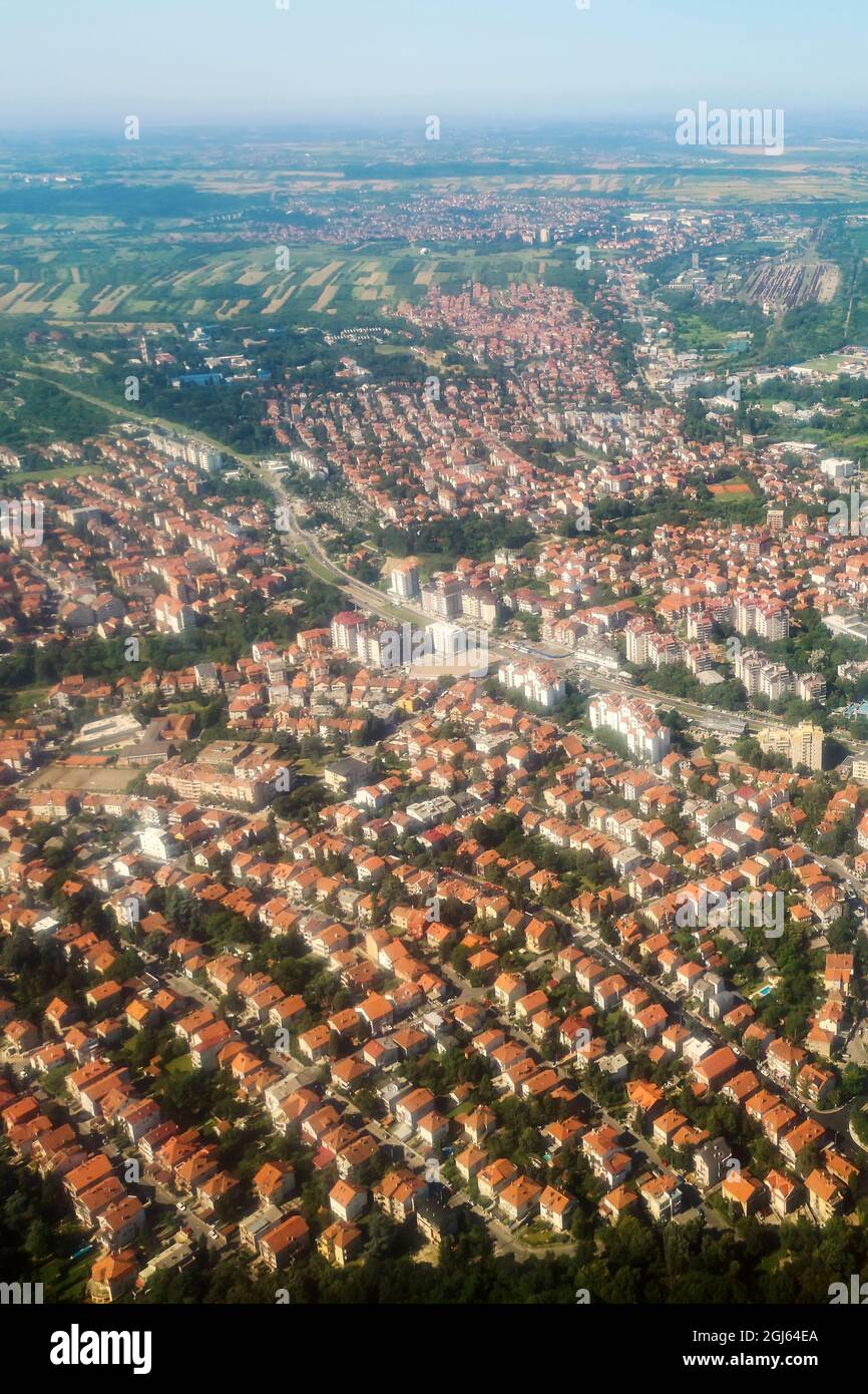 Aerial View of Suburban Houses, Suburb Housing Development Stock Photo ...