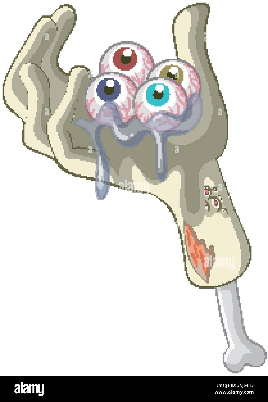 Zombie hand holding blank Cut Out Stock Images & Pictures - Alamy