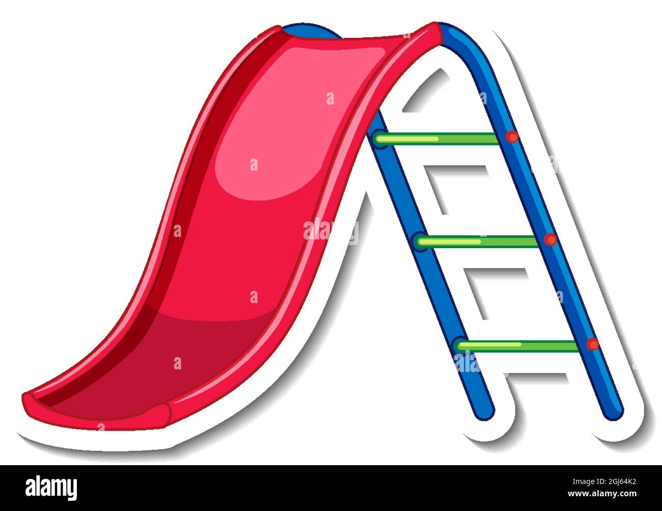 Empty playground slide Cut Out Stock Images & Pictures - Alamy