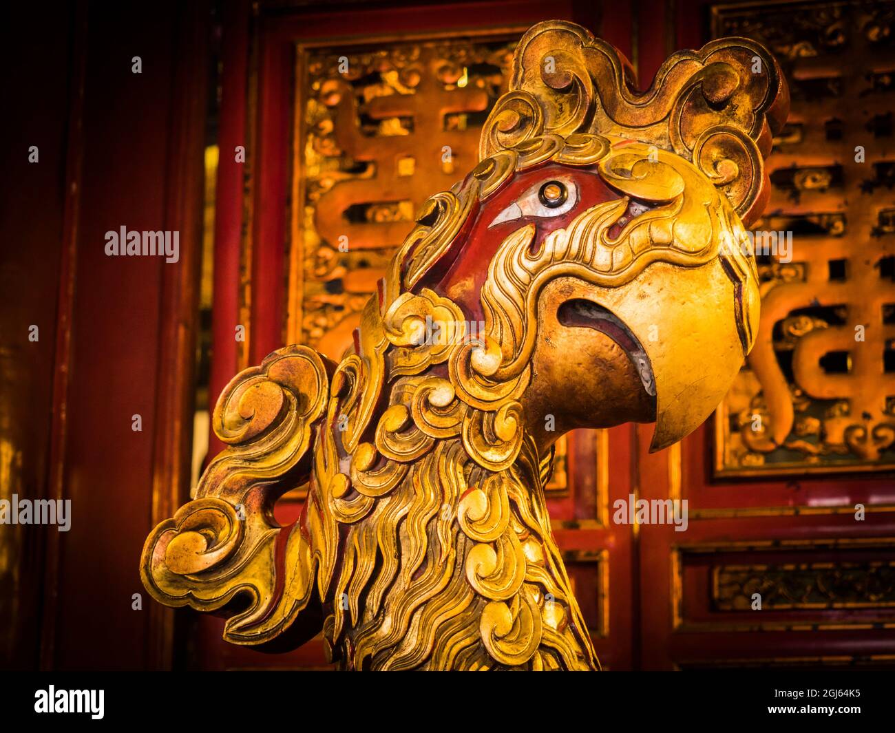 Vietnam, Hanoi. Old Quarter, Ngoc Son Temple (also known as Turtle ...