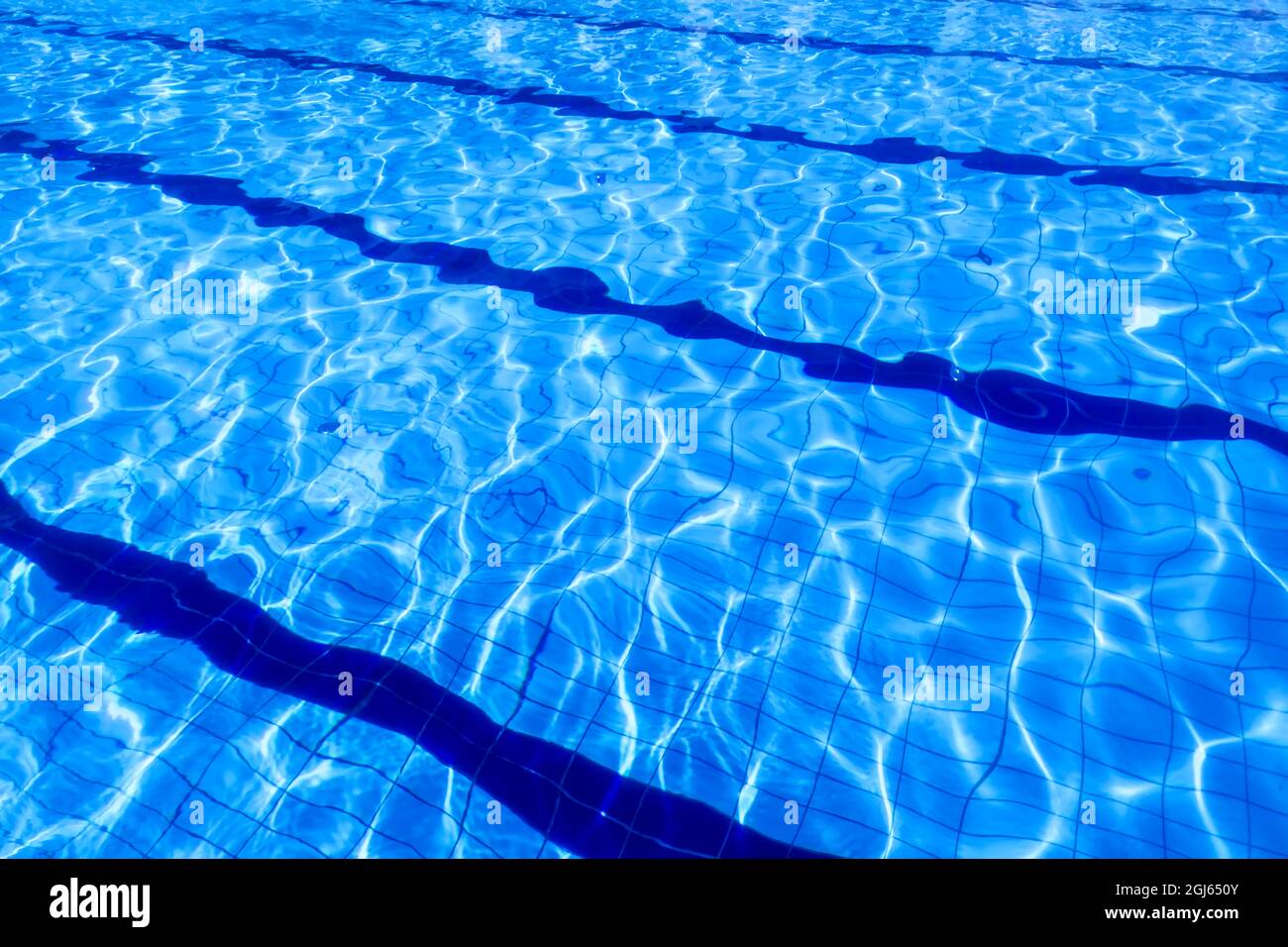 Swimming Pool water. Ripple Water. Sun Reflection background Stock ...