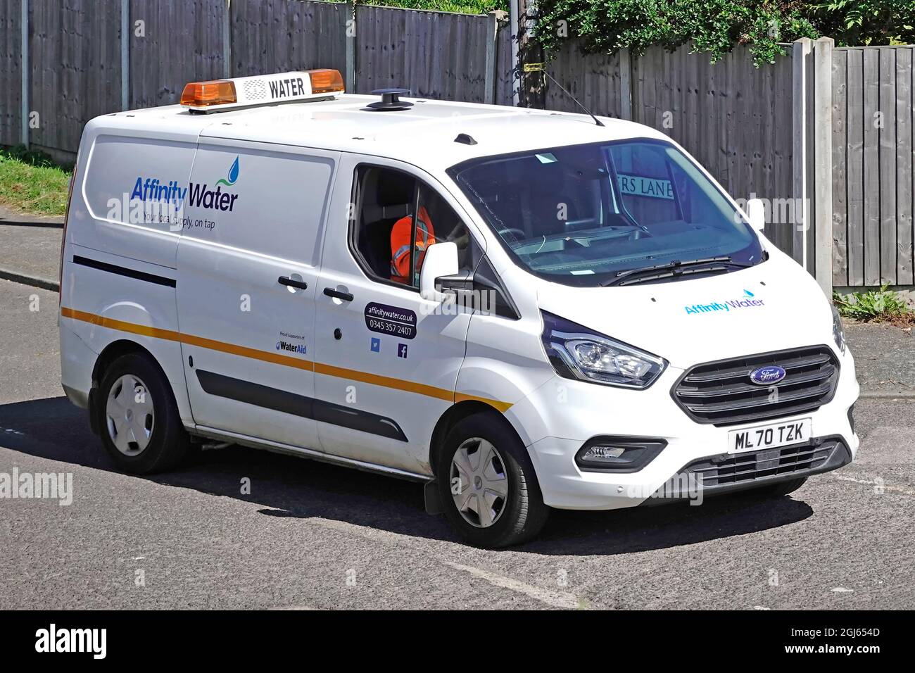 Side & front view of Affinity Water board supply company business Ford ...