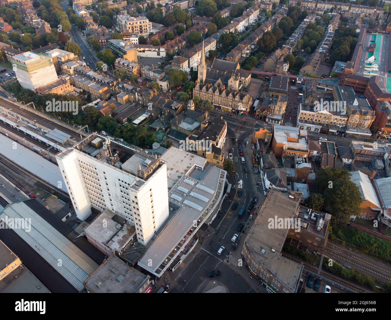 Aerial view of ealing, london hi-res stock photography and images - Alamy